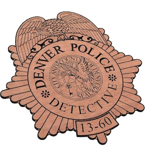 Denver Police Badge SVG - Etsy