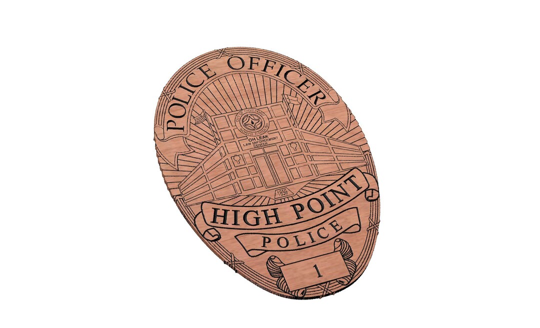 Highpoint Police Badge SVG CNC Laser - Etsy
