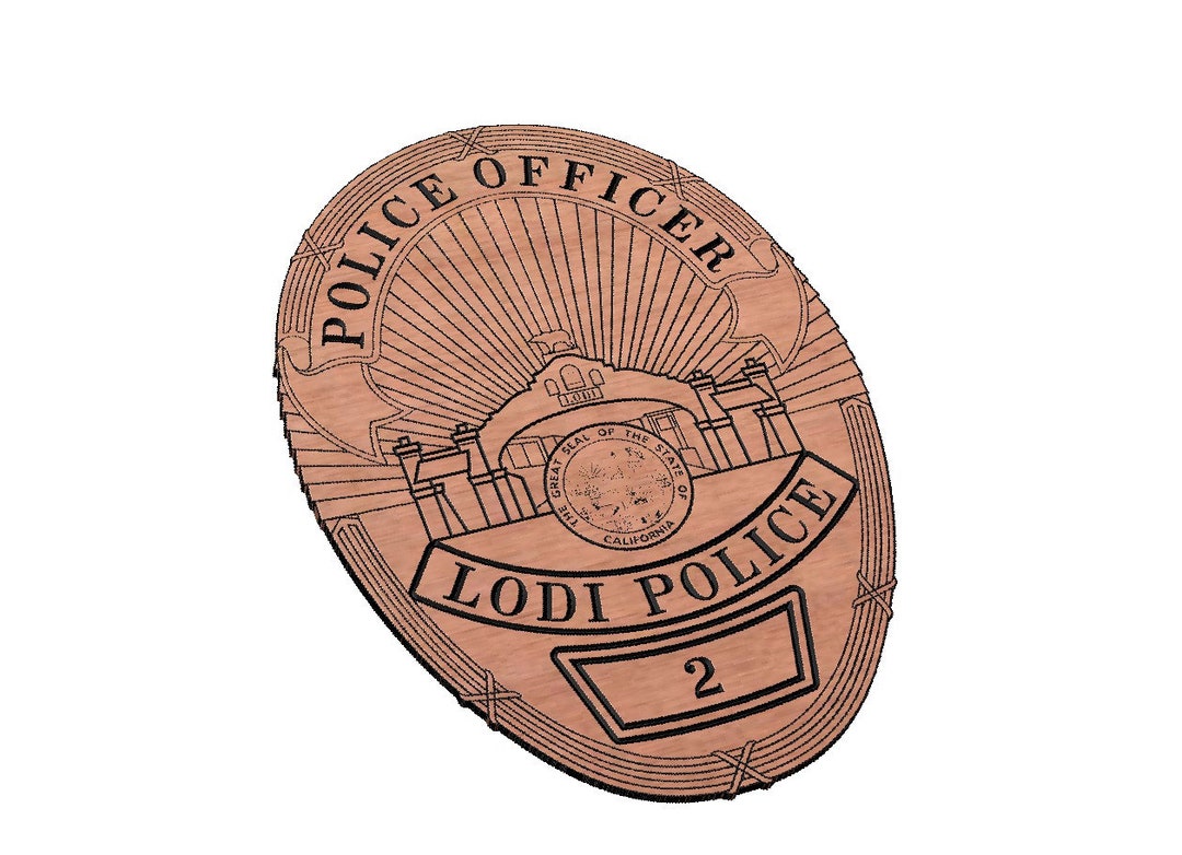 Lodi Police Badge SVG - Etsy