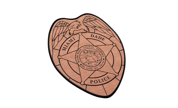 Miami Dade County Police Badge SVG - Etsy