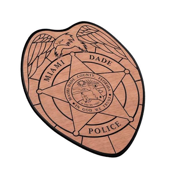 Miami Dade Police Badge Svg - Etsy