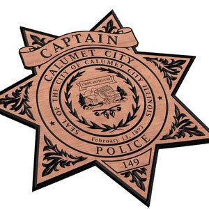 Calumet City Police Badge SVG - Etsy