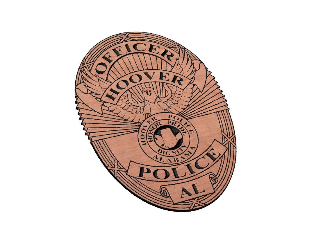 Hoover Police Badge SVG - Etsy