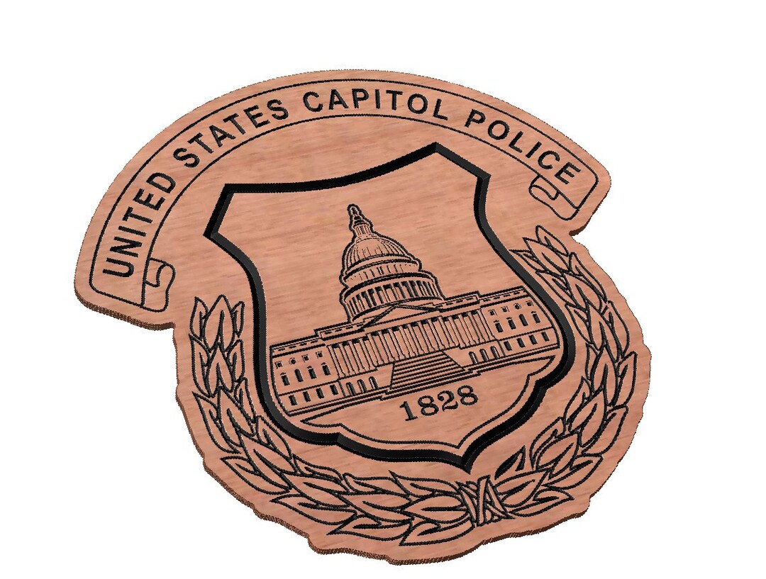United State Capitol Police Patch SVG - Etsy