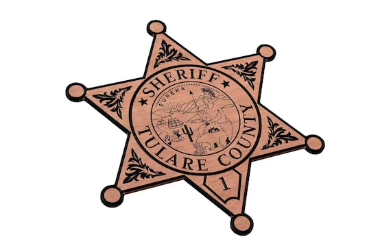 Tulare County Sheriff Badge SVG | Etsy