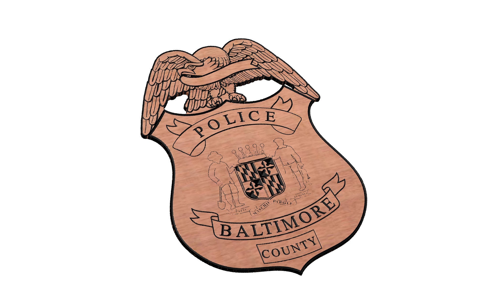 Baltimore County Police Badge SVG | Etsy