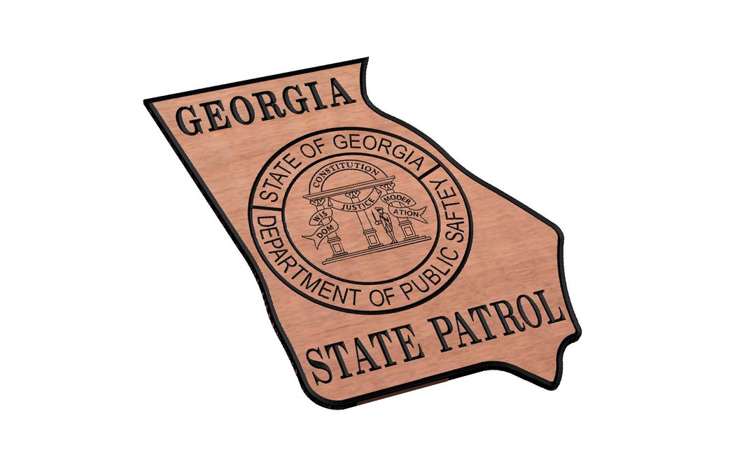 Georgia Stat Patrol Patch SVG - Etsy