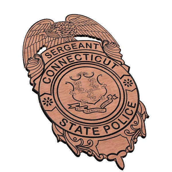 Police Badge Sergeant - Etsy