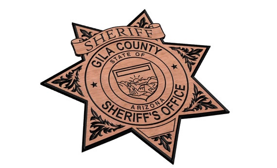 Gila County Sheriff Badge SVG | Etsy