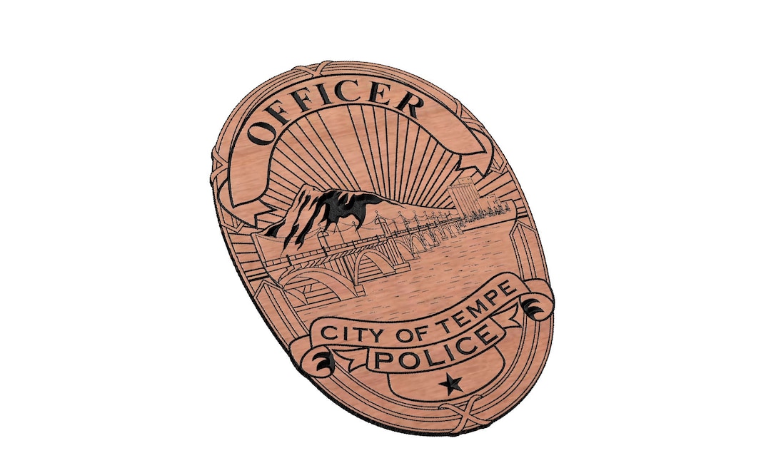 City of Tempe Police Badge SVG - Etsy