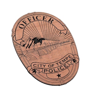 City of Tempe Police Badge SVG - Etsy