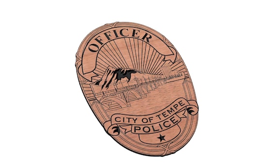 City of Tempe Police Badge SVG - Etsy