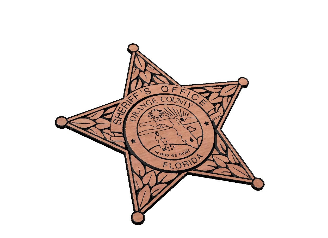 Orange County Sheriff Badge SVG | Etsy