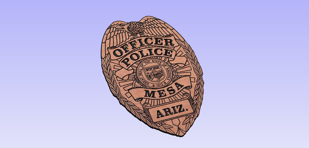 Mesa Police Badge SVG - Etsy