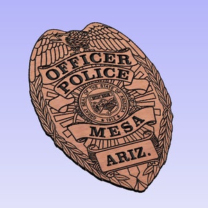 Mesa Police Badge SVG - Etsy