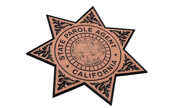 State Parole Agent Badge SVG | Etsy