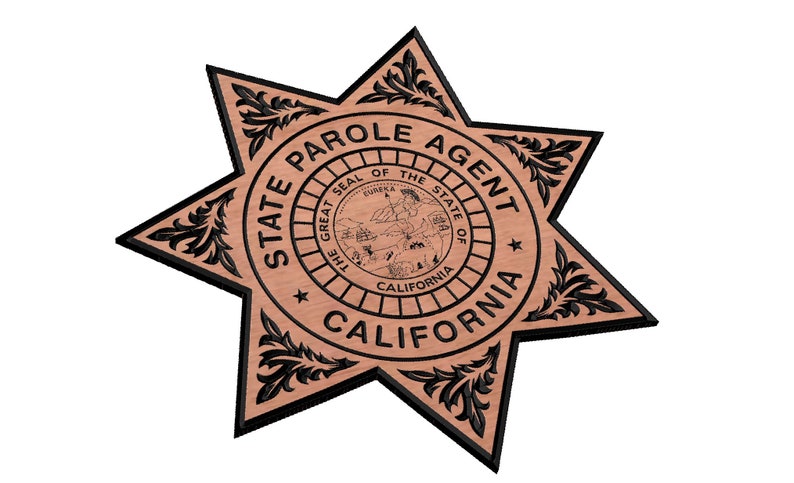 State Parole Agent Badge SVG | Etsy