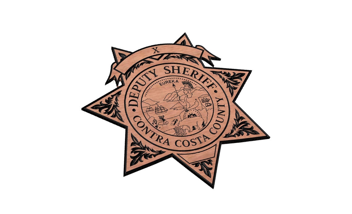 Contra Costa County Deputy Sheriff Badge Svg Etsy