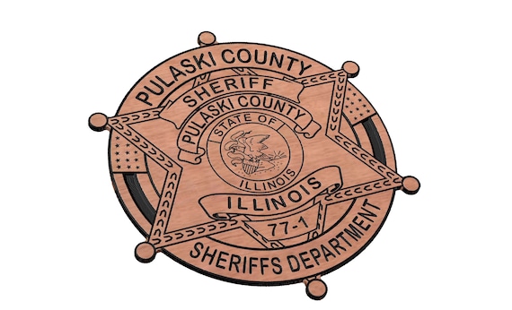Pulaski County Sheriff Badge SVG | Etsy