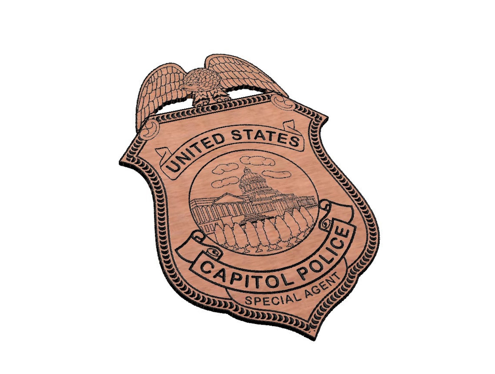 United State Capitol Police Badge SVG - Etsy