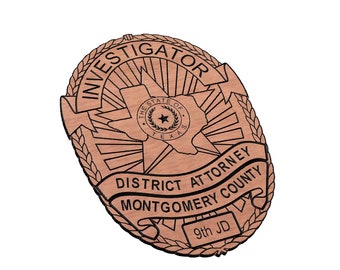 District Attorney Badge - Etsy