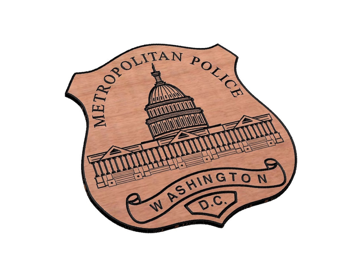 DC Metro Police Badge SVG - Etsy
