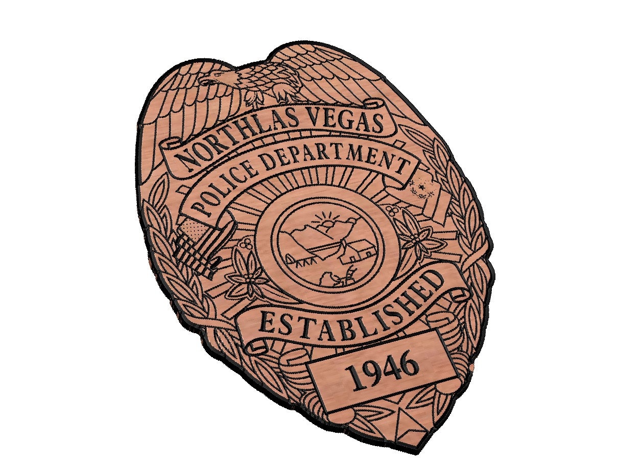 North Las Vegas Police Badge SVG - Etsy