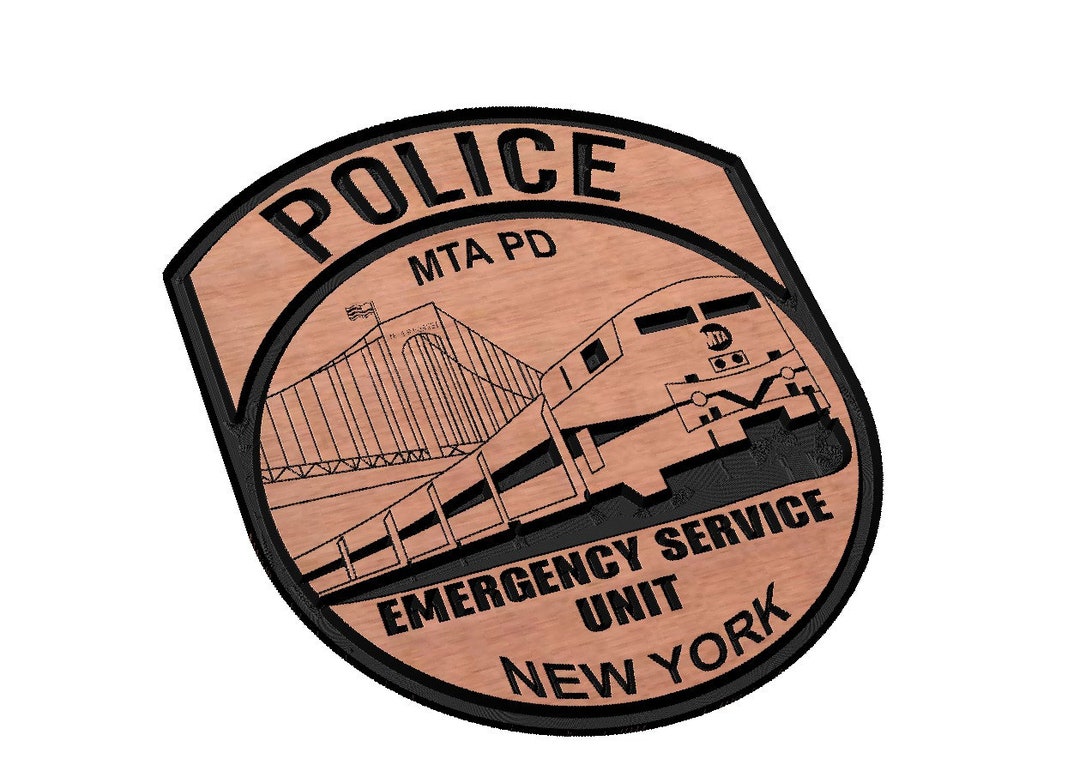 MTA PD Emergency Service Unit Patch SVG - Etsy