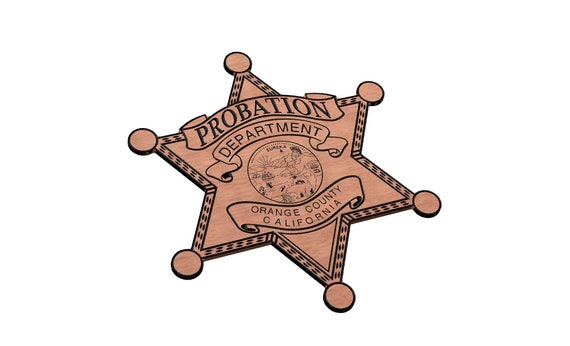 Orange County Probation Officer Badge SVG | Etsy