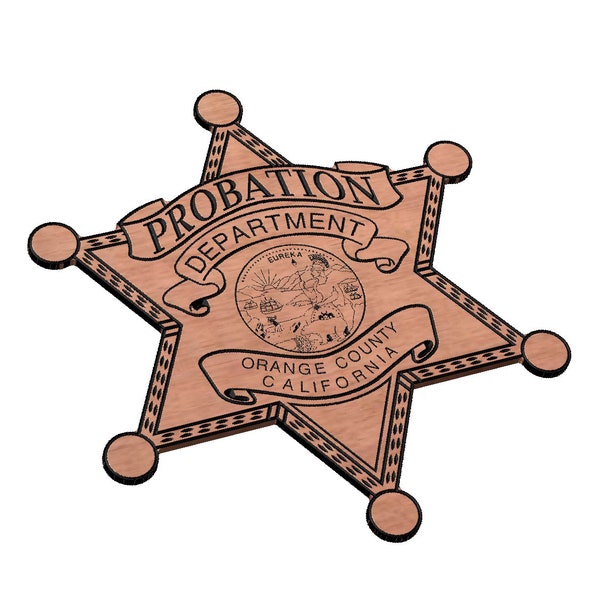 Probation Officer Badge Svg - Etsy