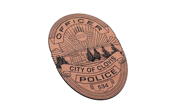 Clovis Police Badge SVG - Etsy