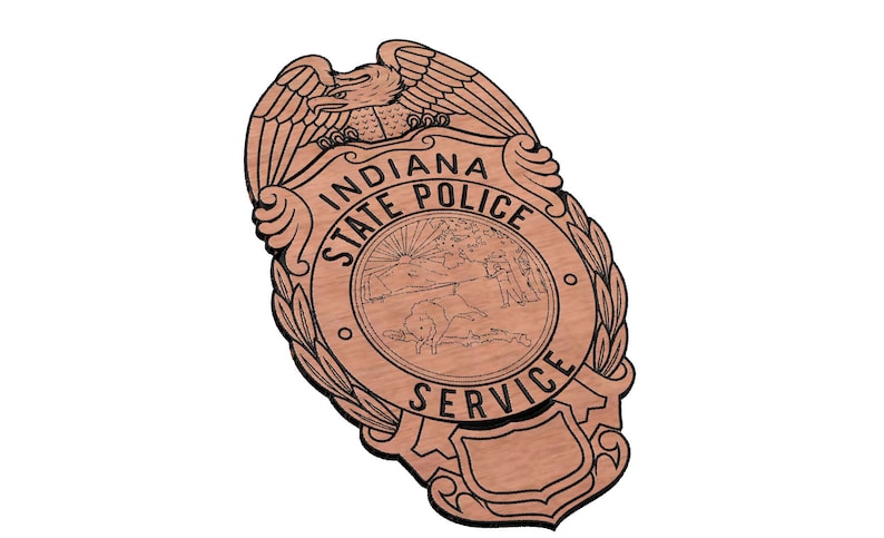 Indiana Sate Police Badge SVG - Etsy