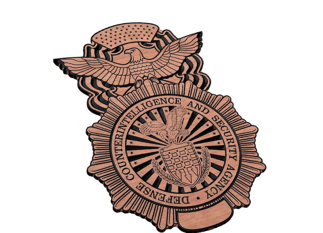 Defense Counter Intelligence and Security Agency Police Badge SVG - Etsy