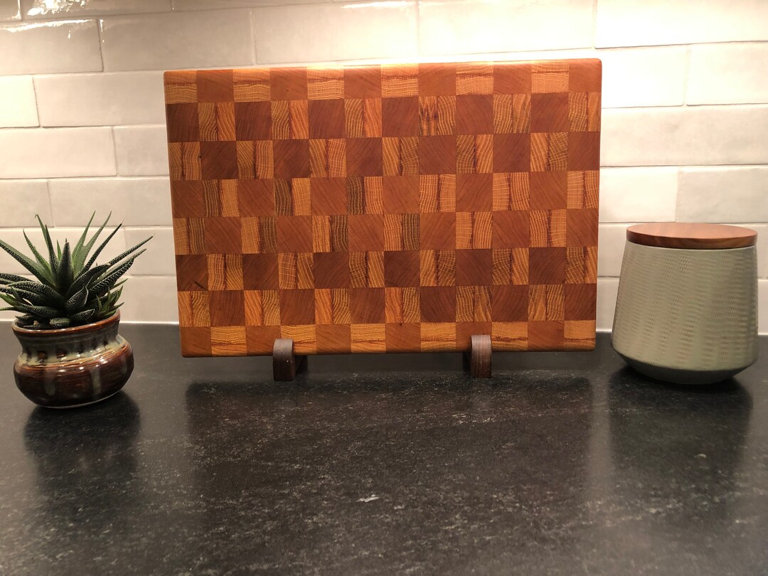 Checkerboard Style Cutting Board / Cheese Board / Charcuterie Board - Etsy