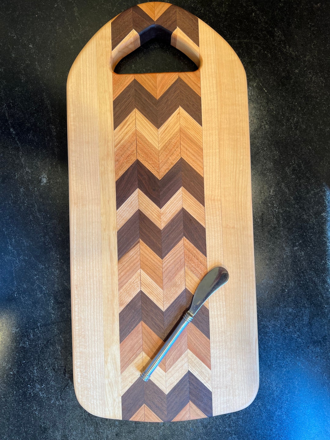 Rectangular Zig Zag Pattern Charcuterie/cheese Board - Etsy