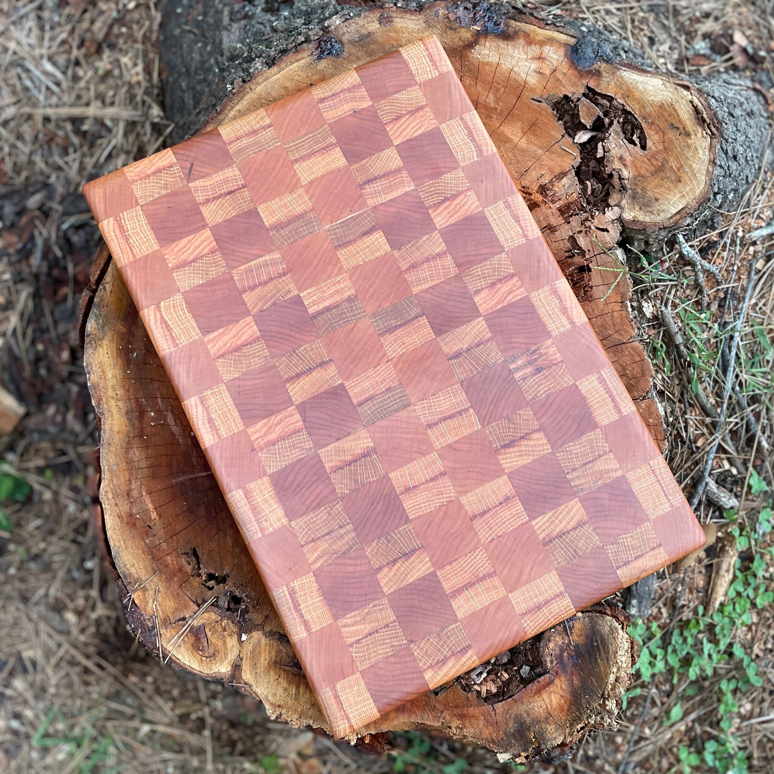 Checkerboard Style Cutting Board / Cheese Board / Charcuterie Board - Etsy