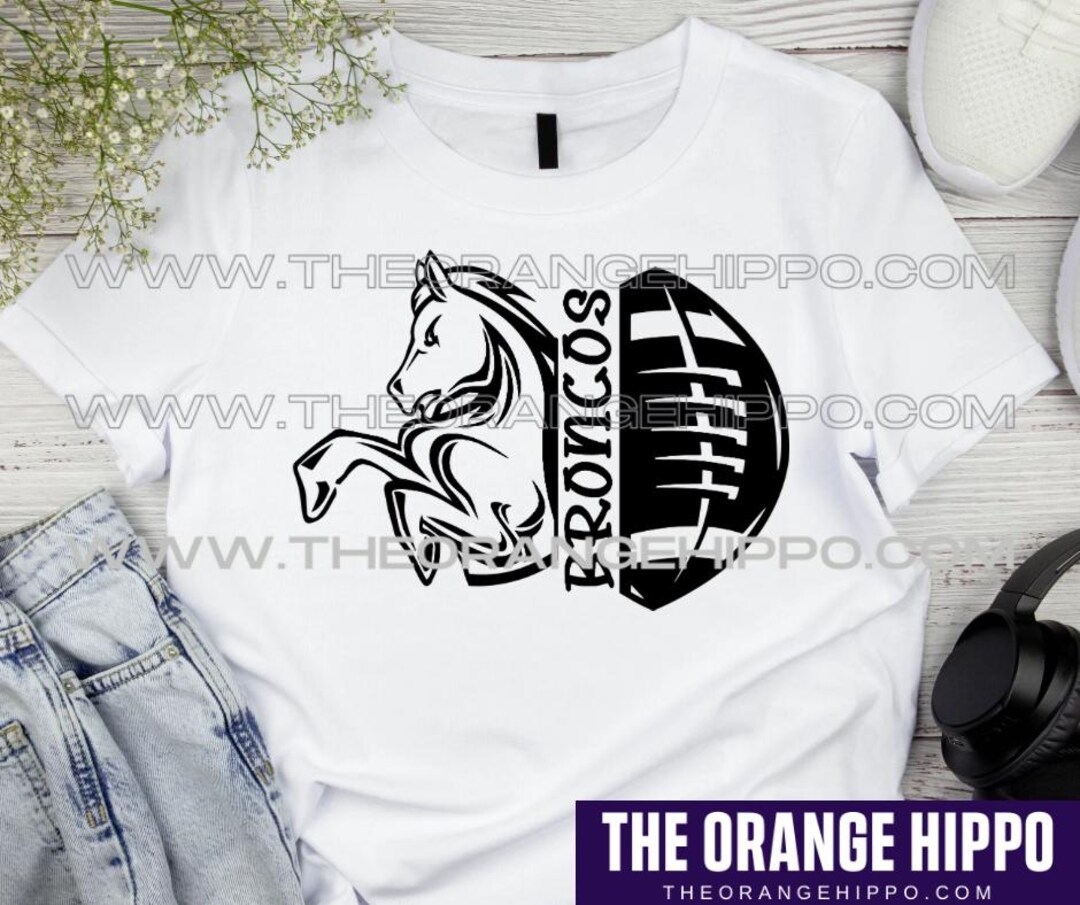 Broncos Football Ver2 - PNG, SVG PDF - Etsy