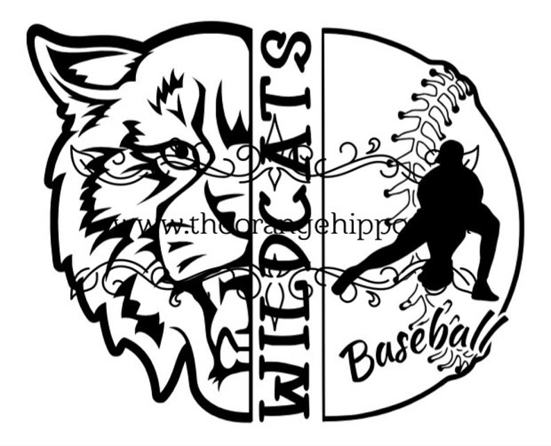 Temple Wildcats Baseball PNG SVG PDF - Etsy