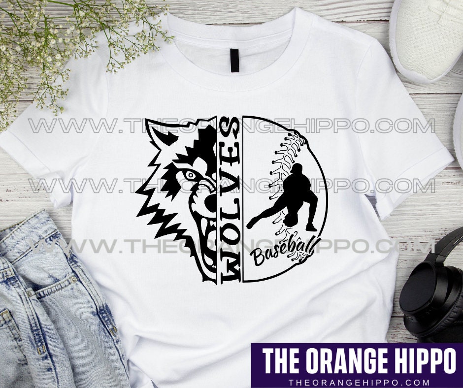 Dilley Wolves Baseball - PNG, SVG, PDF - Etsy
