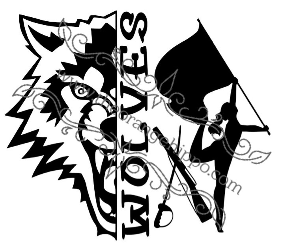 Dilley Wolves Color Guard PNG SVG PDF - Etsy