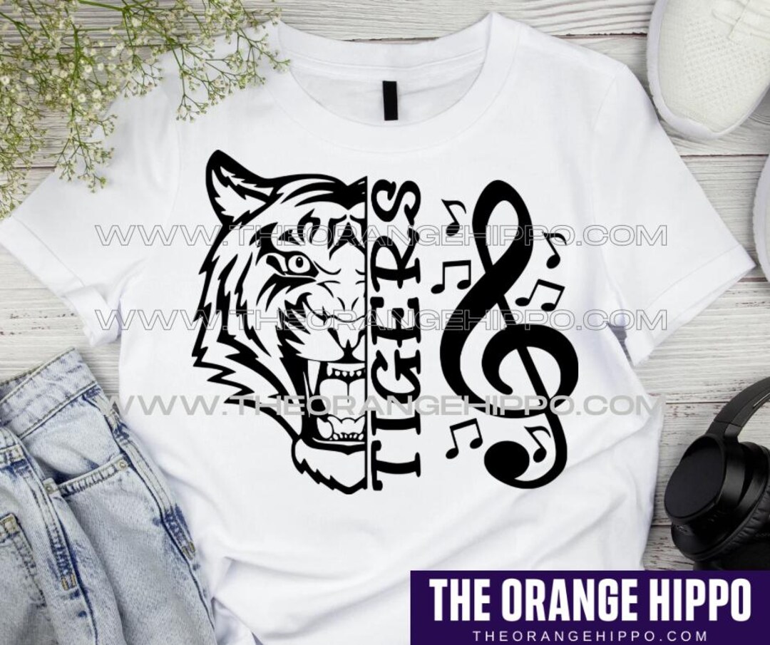 Tigers Band Ver2 - PNG, SVG, PDF - Etsy