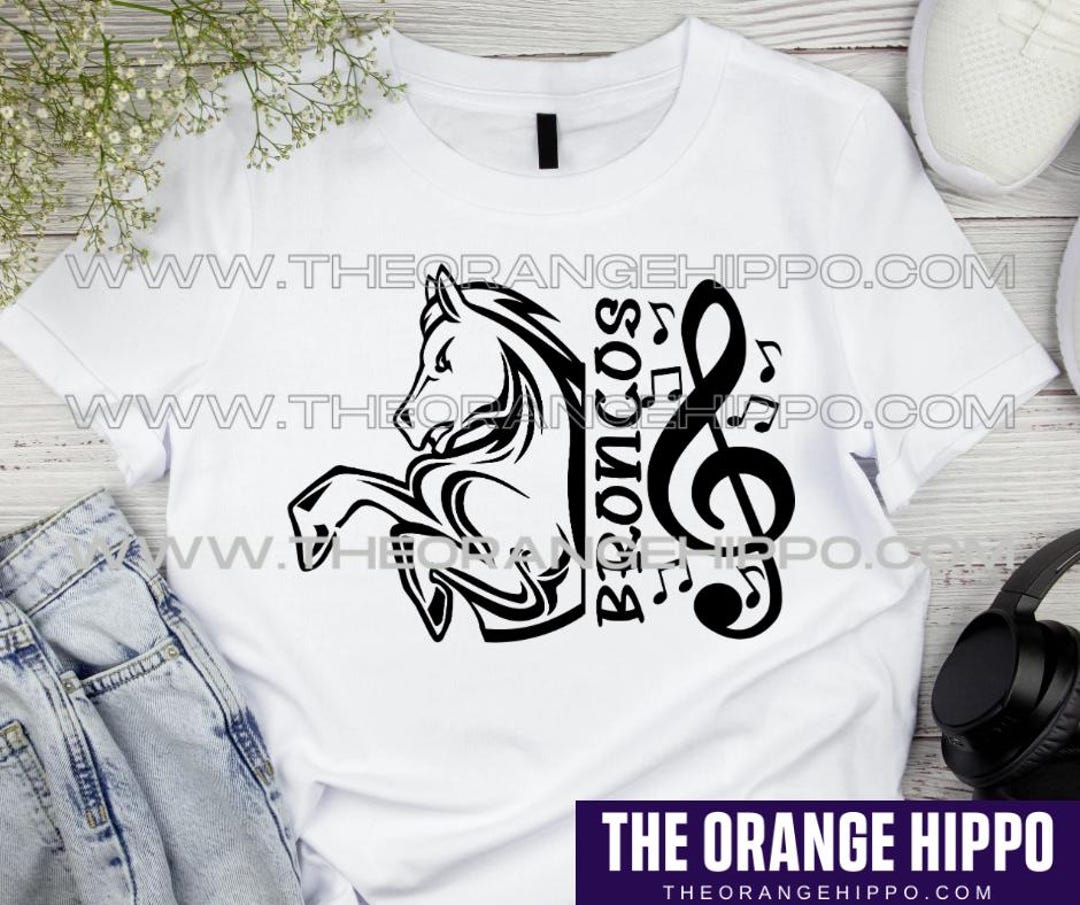 Broncos Band - PNG, SVG PDF - Etsy