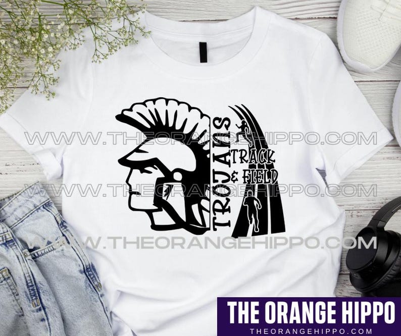 Trojans Track & Field - PNG, SVG, PDF - Etsy
