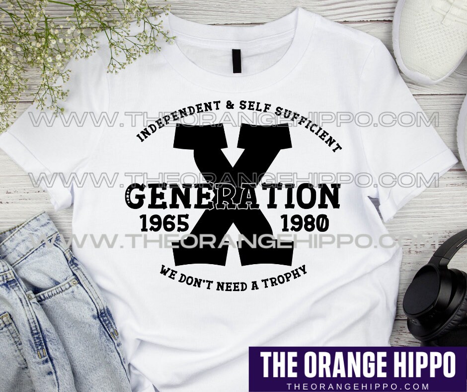Generation X 4 Designs - PNG & SVG, - Etsy