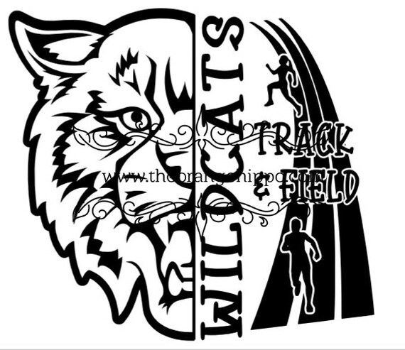 Temple Wildcats Track & Field PNG SVG PDF - Etsy