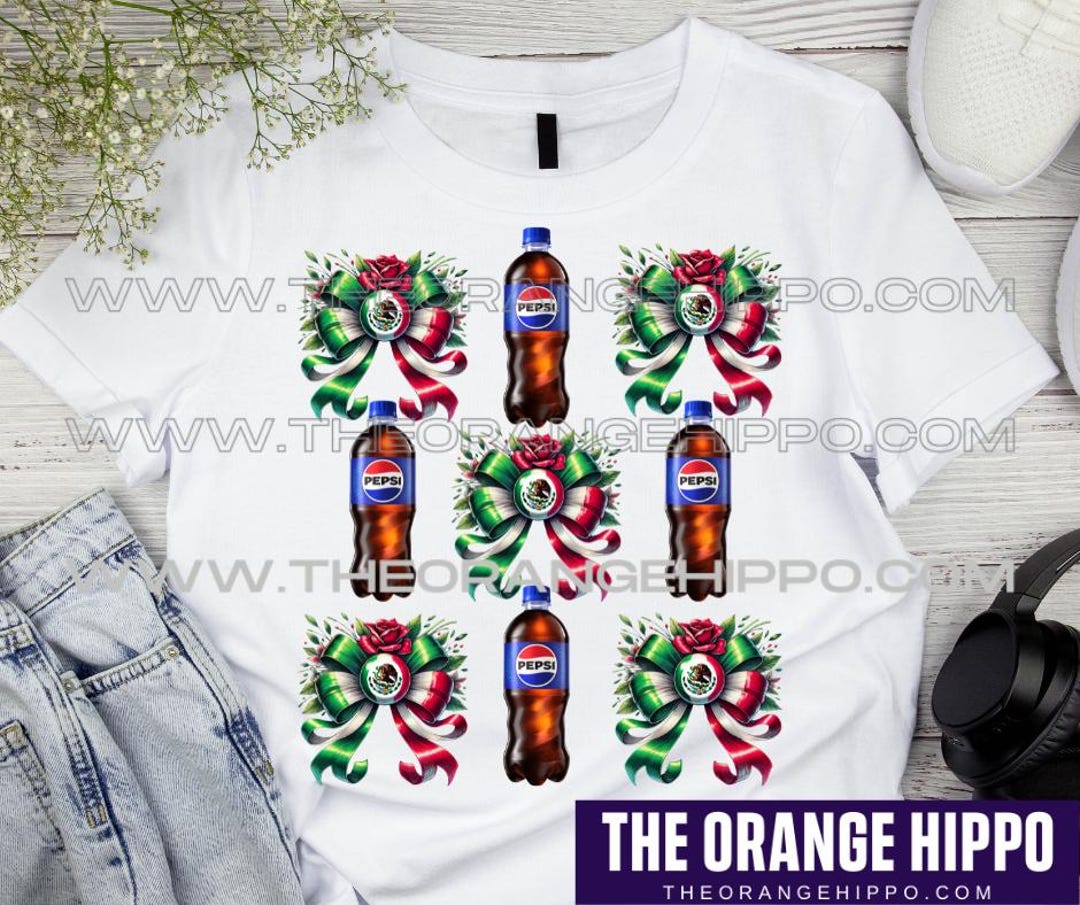 Pepsi Mexican Coquette Bottle Ver 1b - Direct Print Sublimation Digital ...