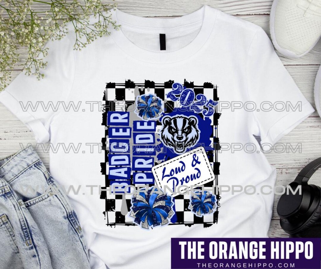 2025 Loud & Proud Badger - Direct Print Sublimation Digital DESIGNS ...