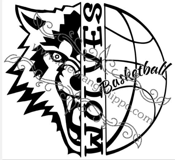 Dilley Wolves Basketball Ver3 PNG SVG PDF | Etsy