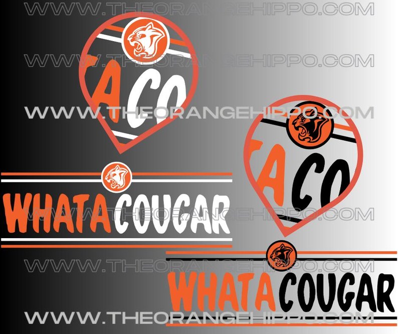 Whata Cougar - PNG & SVG - Digital Download - Print/cut Sublimation ...