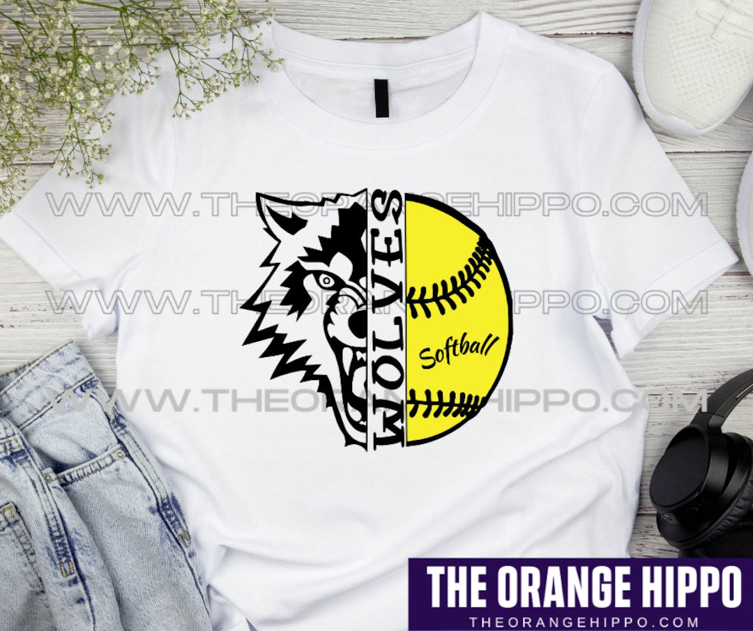 Dilley Wolves Softball Ver2 - PNG, SVG PDF - Etsy